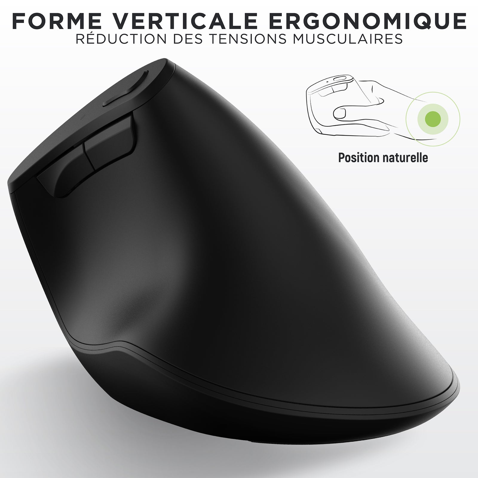 ERGO INFINITE Vertical Rechargeable Wireless Mouse