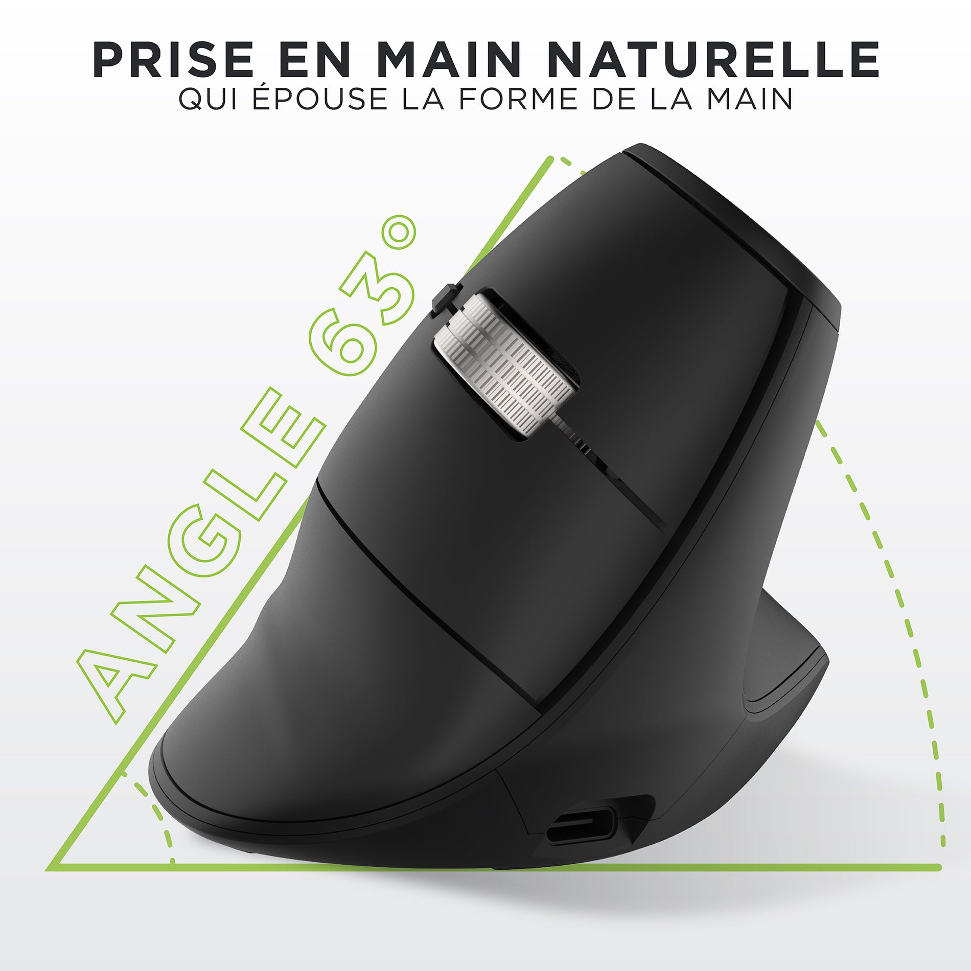 ERGO INFINITE Vertical Rechargeable Wireless Mouse